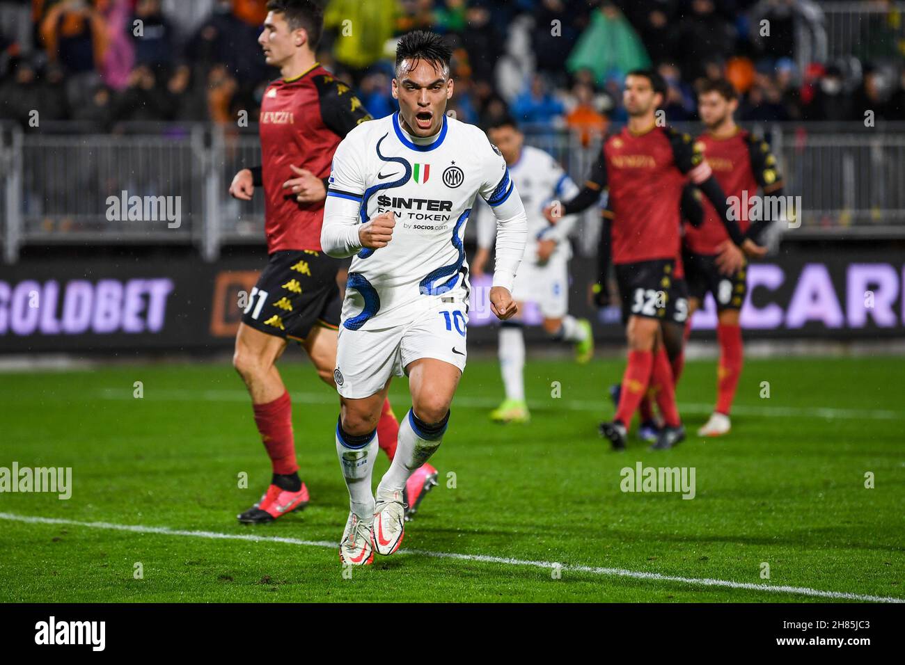 Pier Luigi Penzo stadium, Venice, Italy, November 27, 2021, Inter’s ...