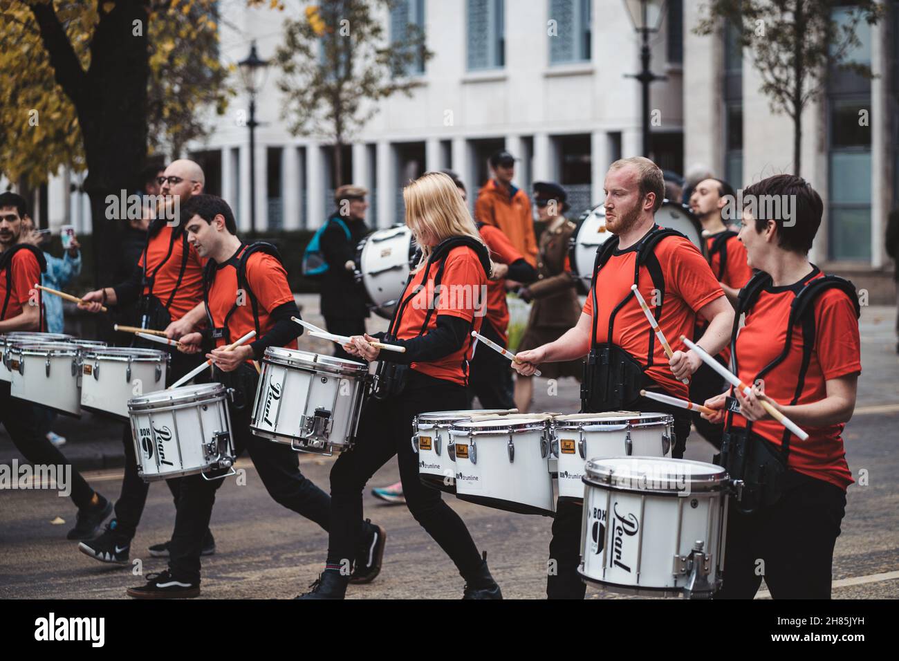 London, UK - 2021.11.13: DLA Piper a global law firm at the Lord Mayor ...