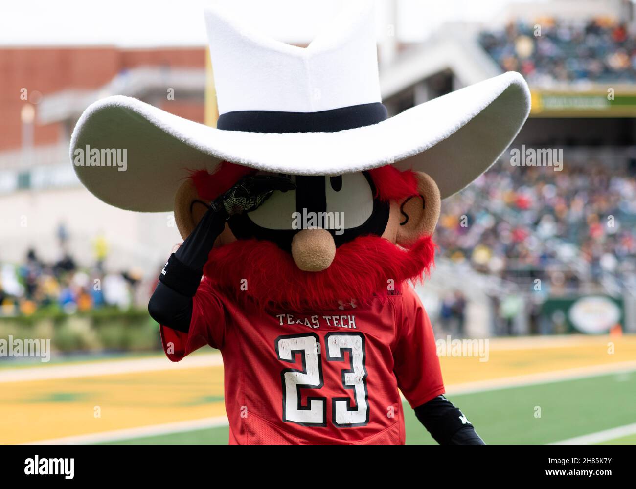 November 27 2021: Texas Tech Red Raiders mascot during the 2nd half of ...