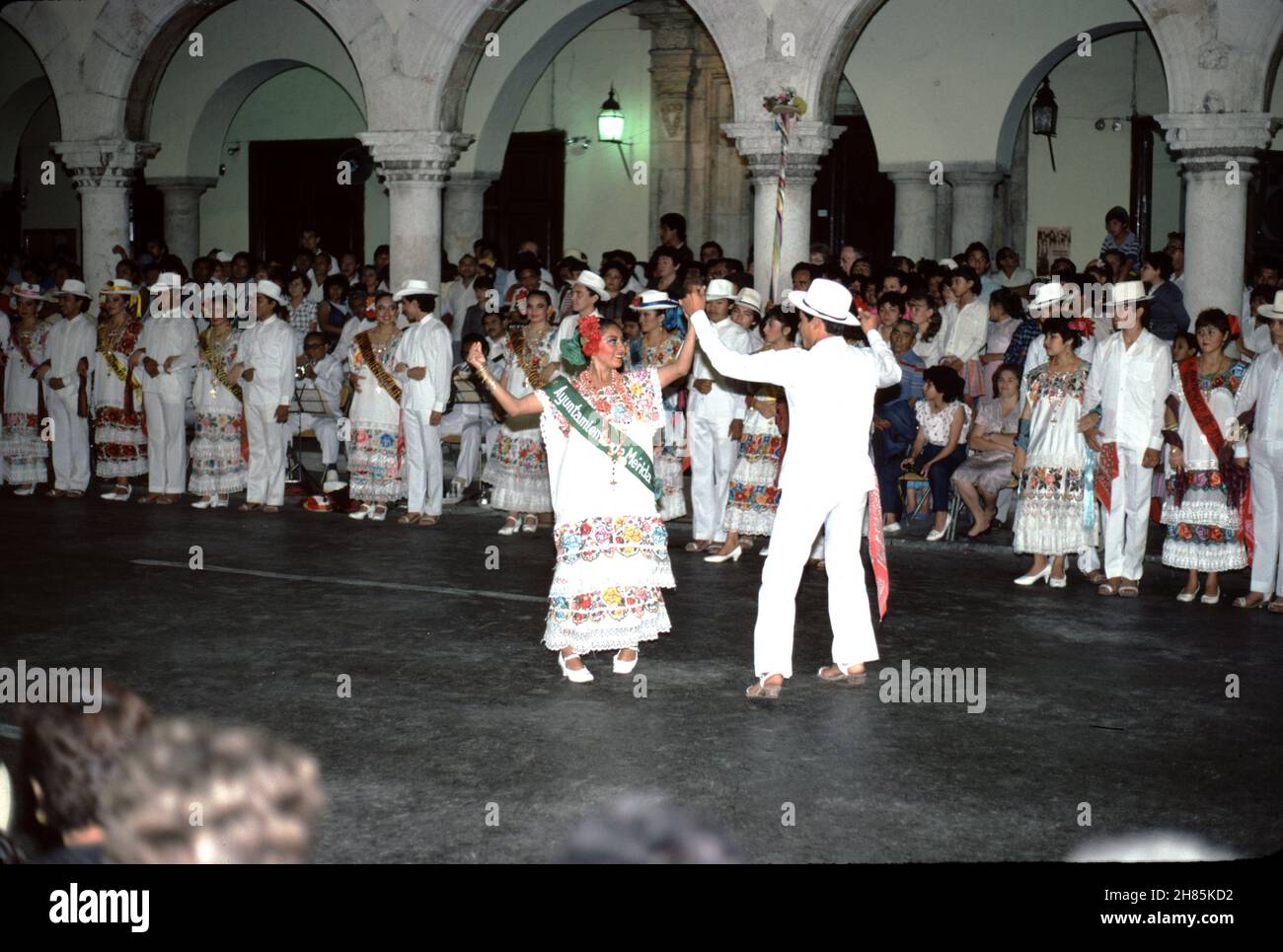 Merida, Yucatan, Mexico. 12/31/1985. New Year’s Eve Dance Festival ...