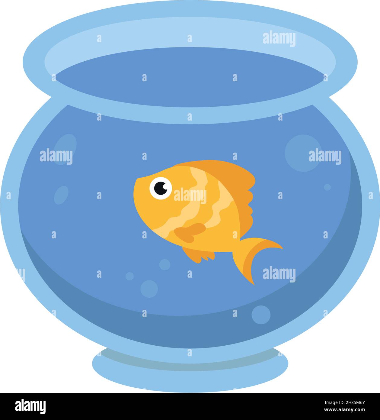 Fish in a tank Stock Vector Images - Alamy