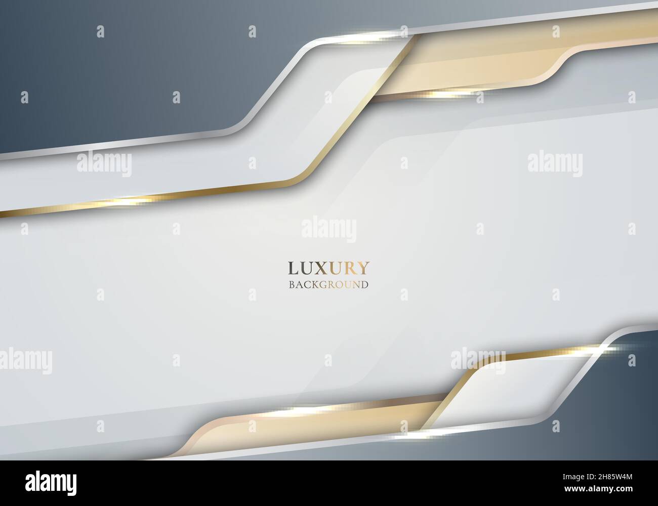 Modern template geometric with golden lines elements on white ...