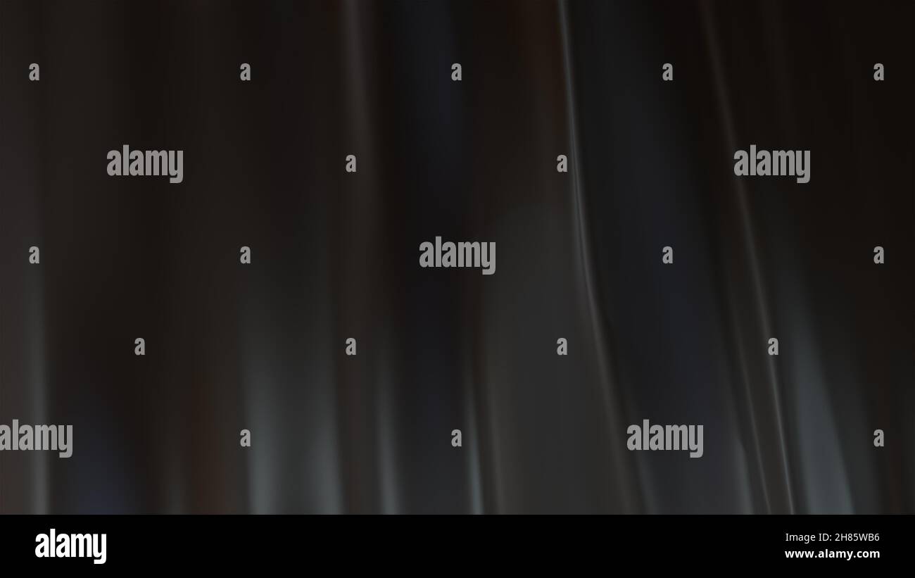 Abstract black shape with impulse circular waves, computer generated ...