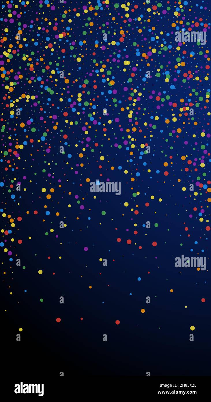 Vertical colorful confetti falling christmas Stock Vector Images - Alamy