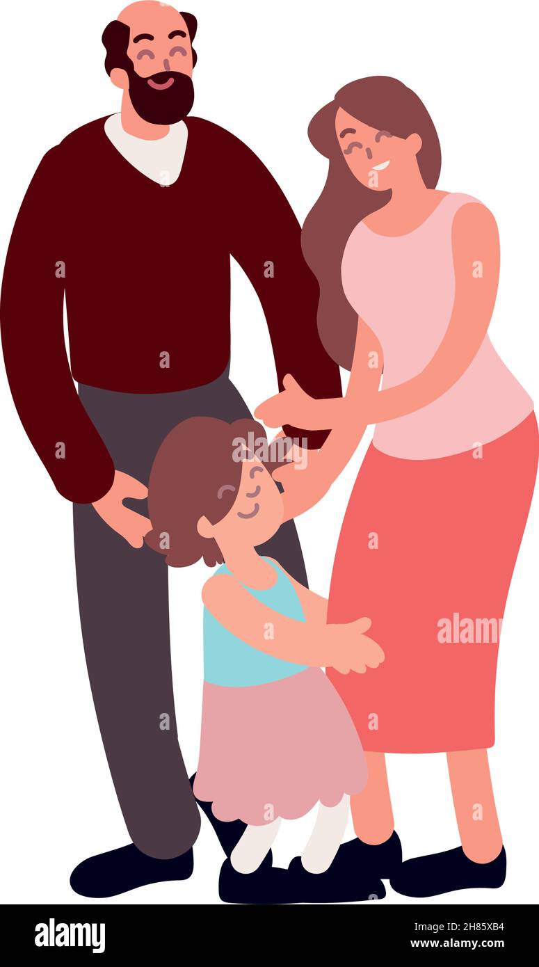 family characters cartoon Stock Vector Image & Art - Alamy