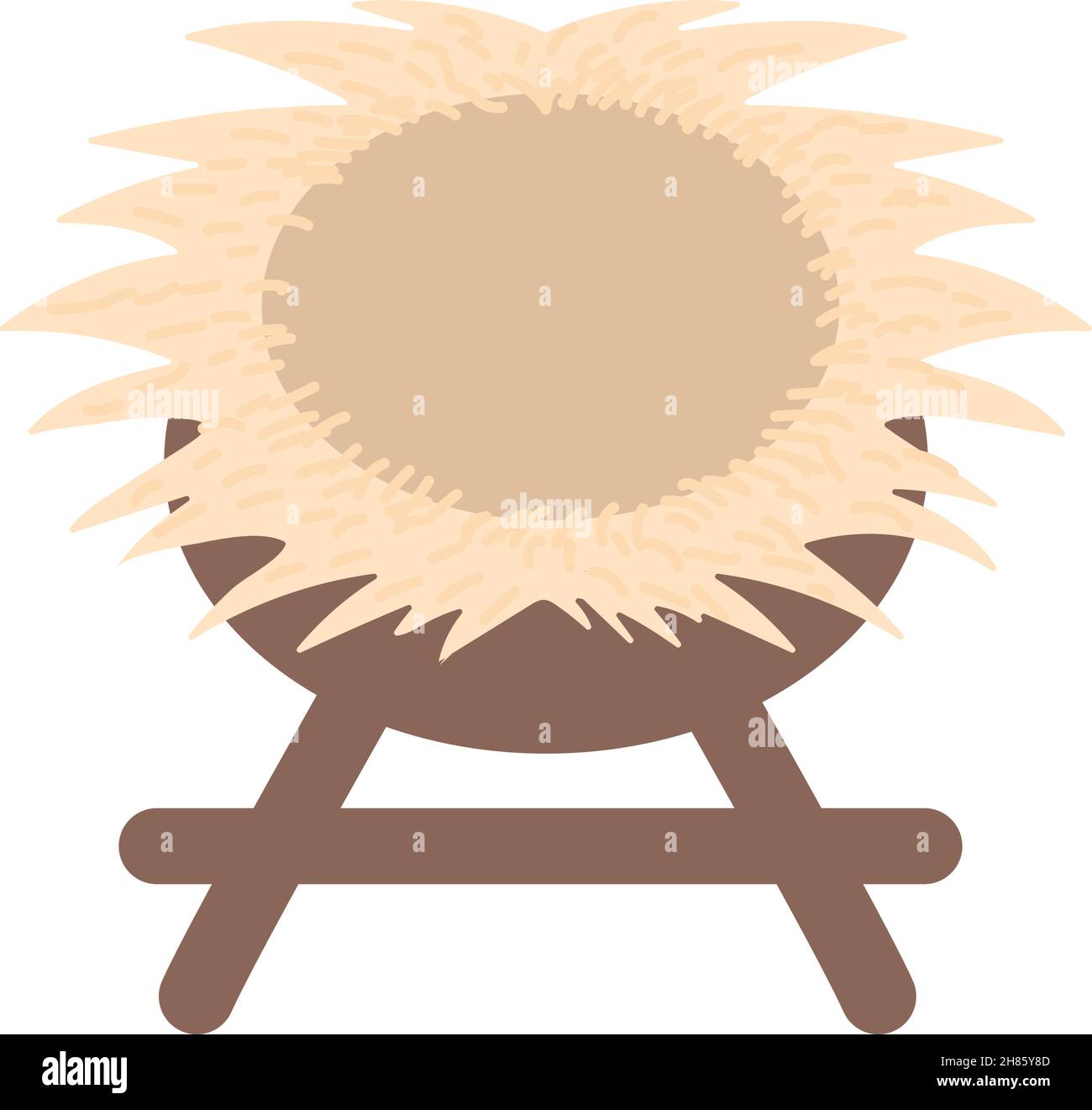 Crib hay Stock Vector Images - Alamy