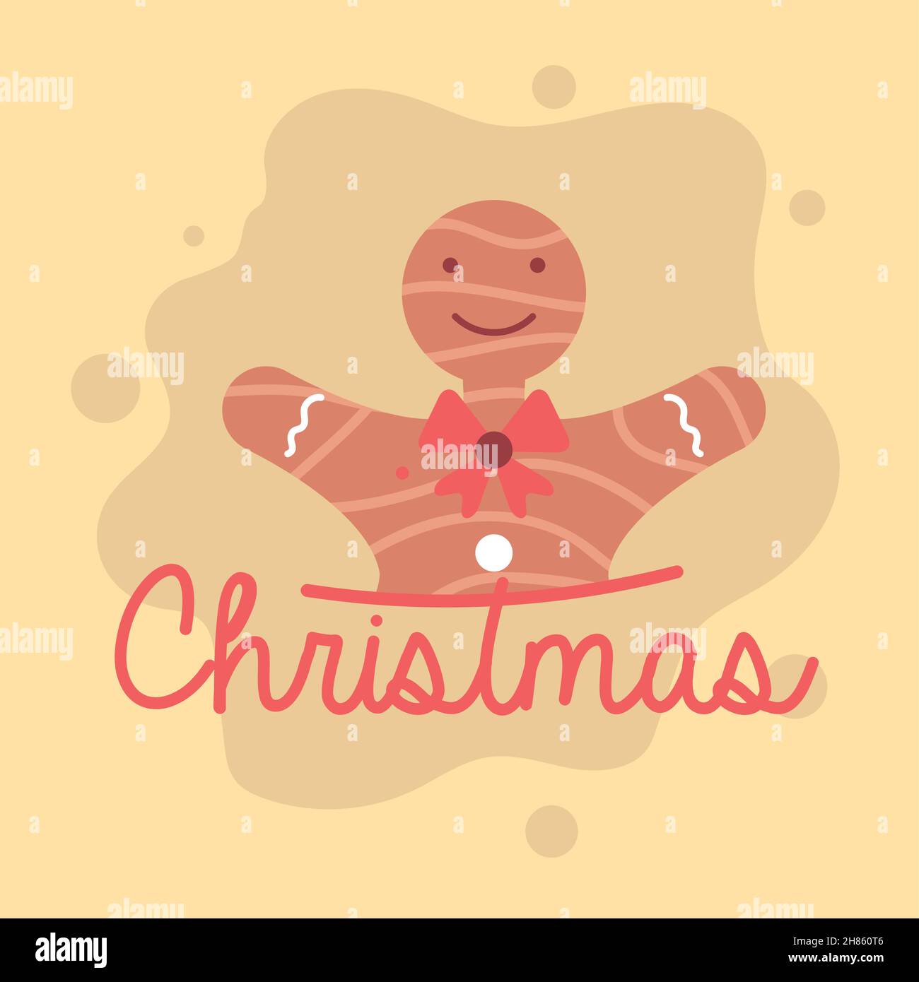 christmas gingerbread man Stock Vector Image & Art - Alamy