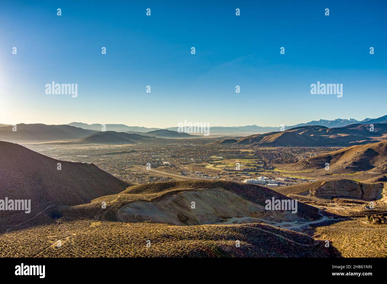 Aerial view of nevada hi-res stock photography and images - Alamy