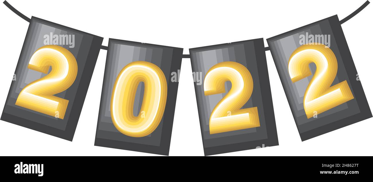 new year 2022 icon Stock Vector Image & Art - Alamy
