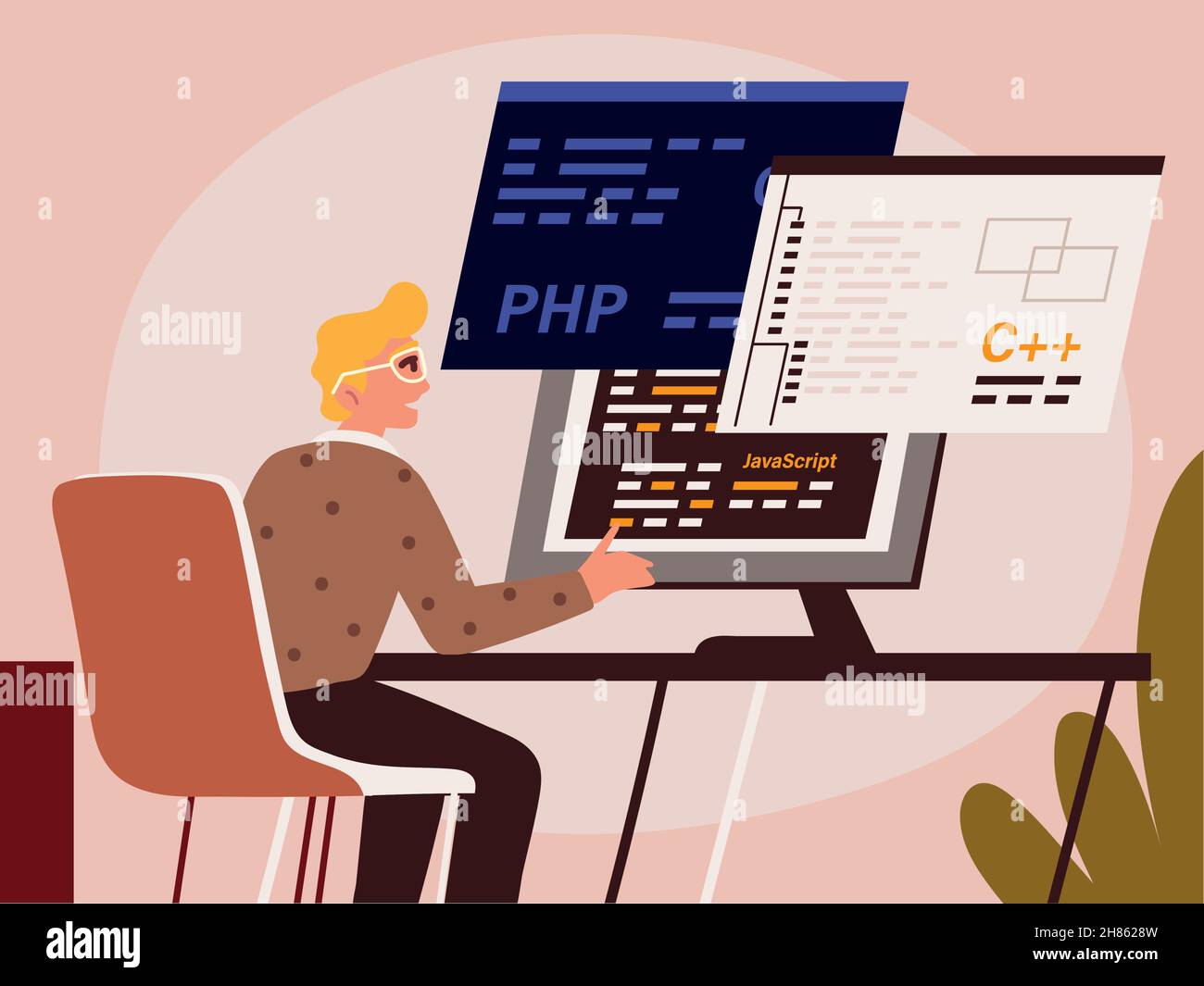 professional development programmer Stock Vector Image & Art - Alamy