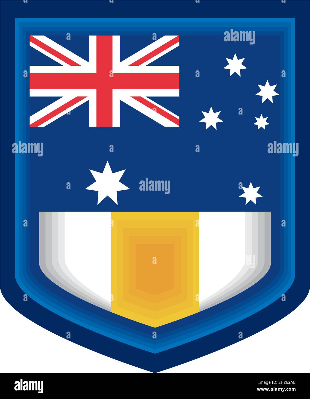 australia flag insignia Stock Vector Image & Art - Alamy
