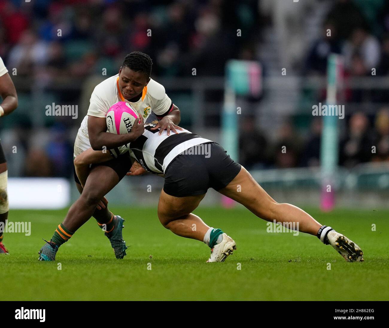 London, England, 27, November, 2021, Simamkele Namba (South Africa) (L ...