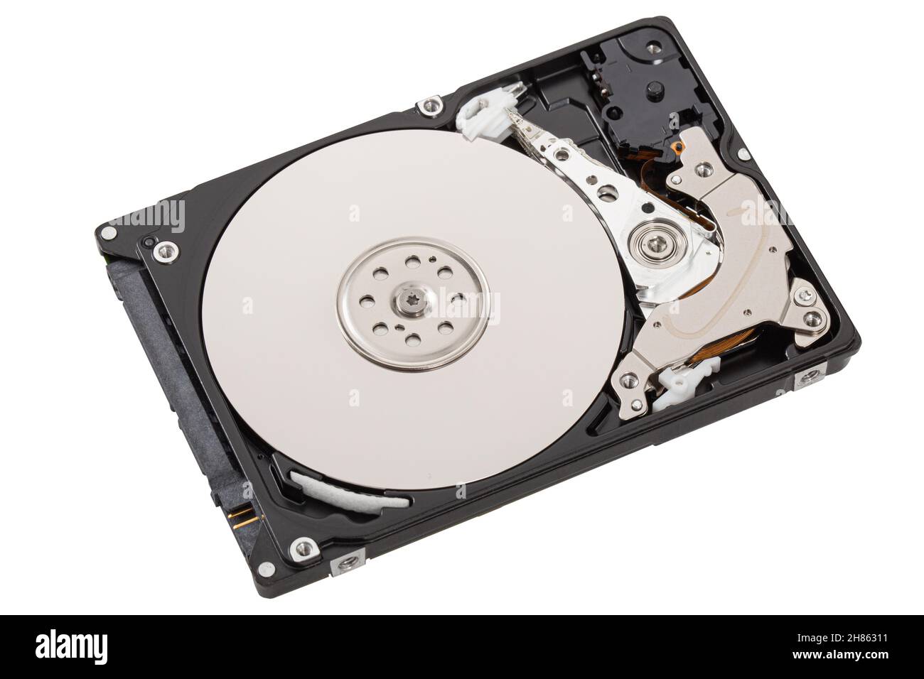 Hard disk isolated on white background, with clipping path Stock Photo - Alamy