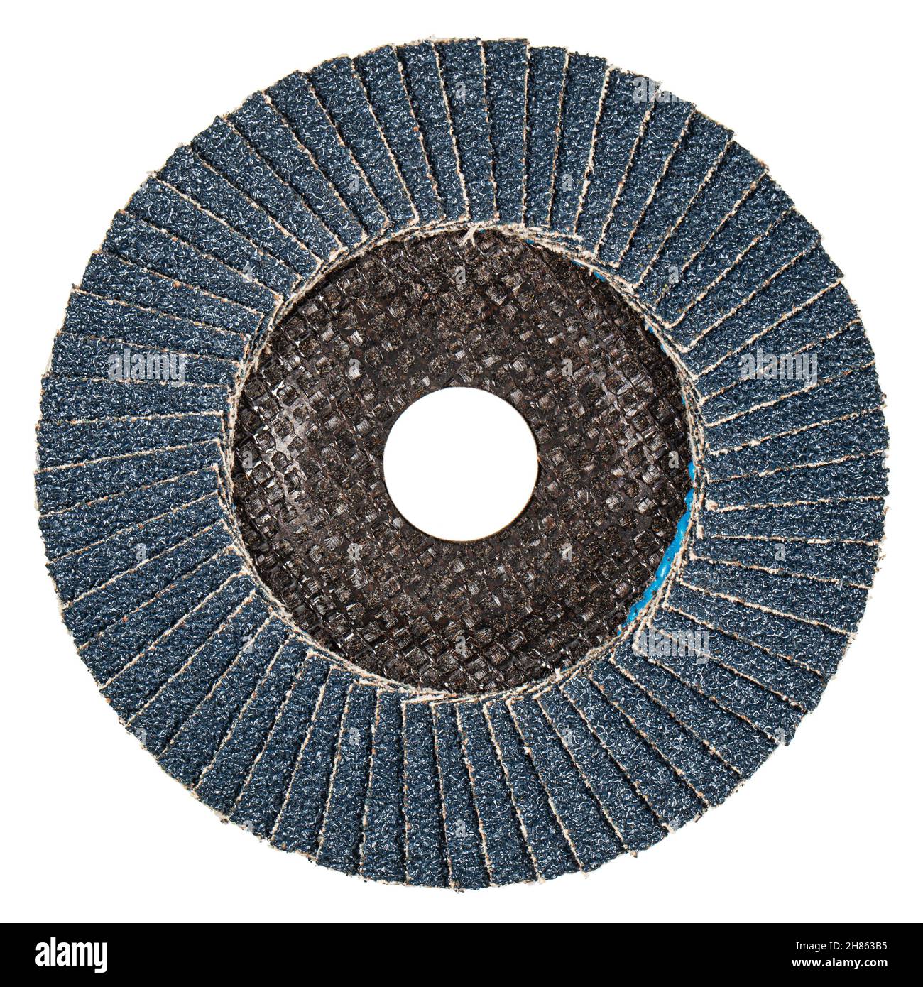 Abrasive flap disc, isolated on white background Stock Photo - Alamy