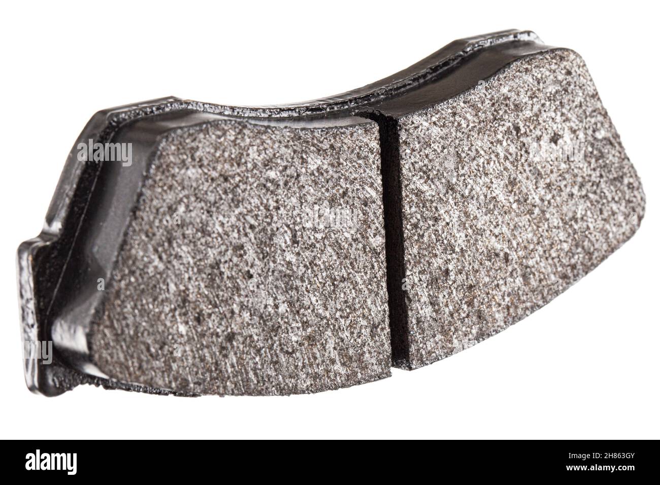 Automotive brake pads, Isolated on white background Stock Photo - Alamy