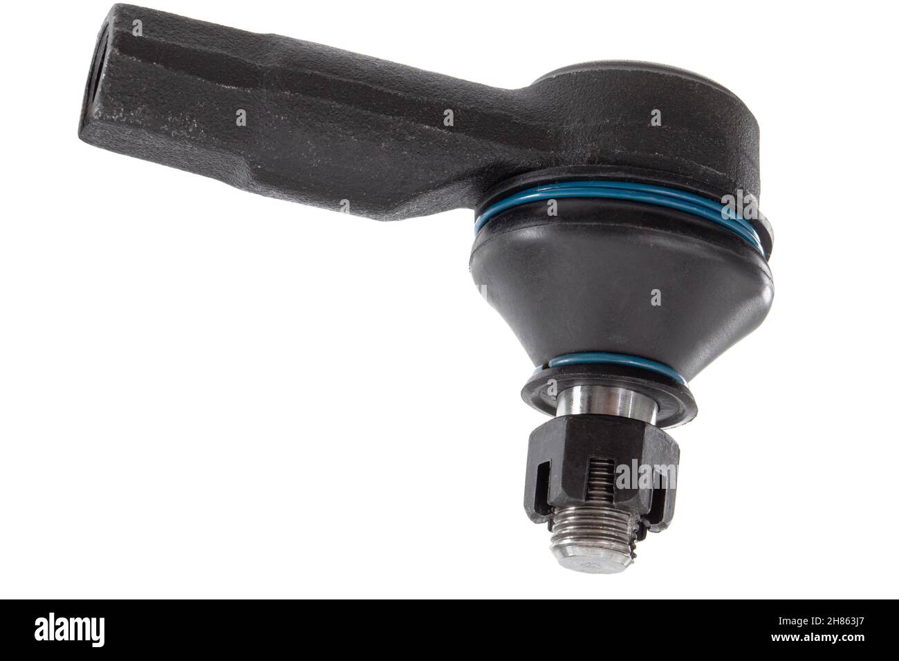 Tie rod end, steering tie rod end, car spare parts, isolated on white ...