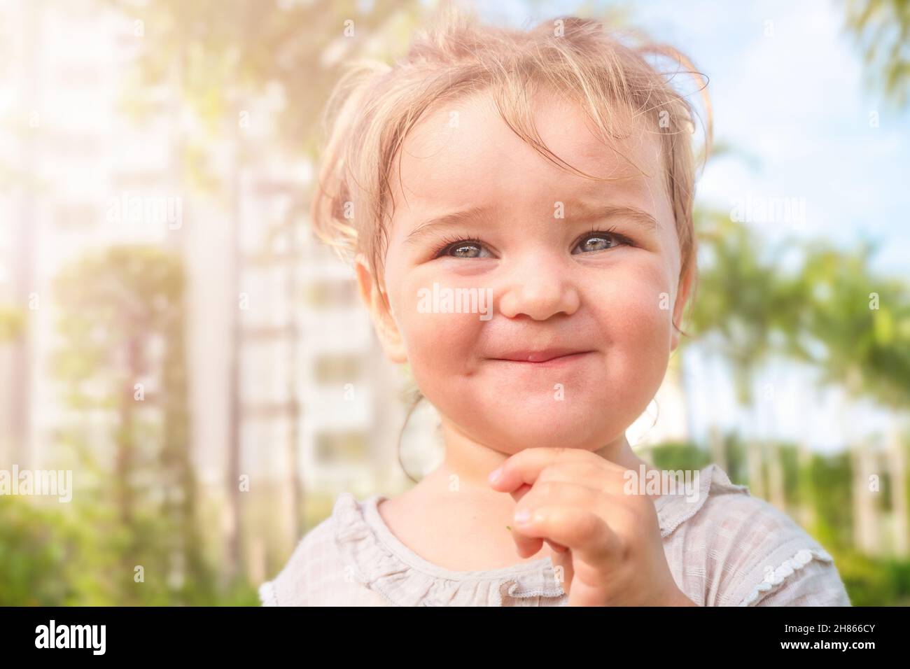 Cute happy child portrait hi-res stock photography and images - Alamy