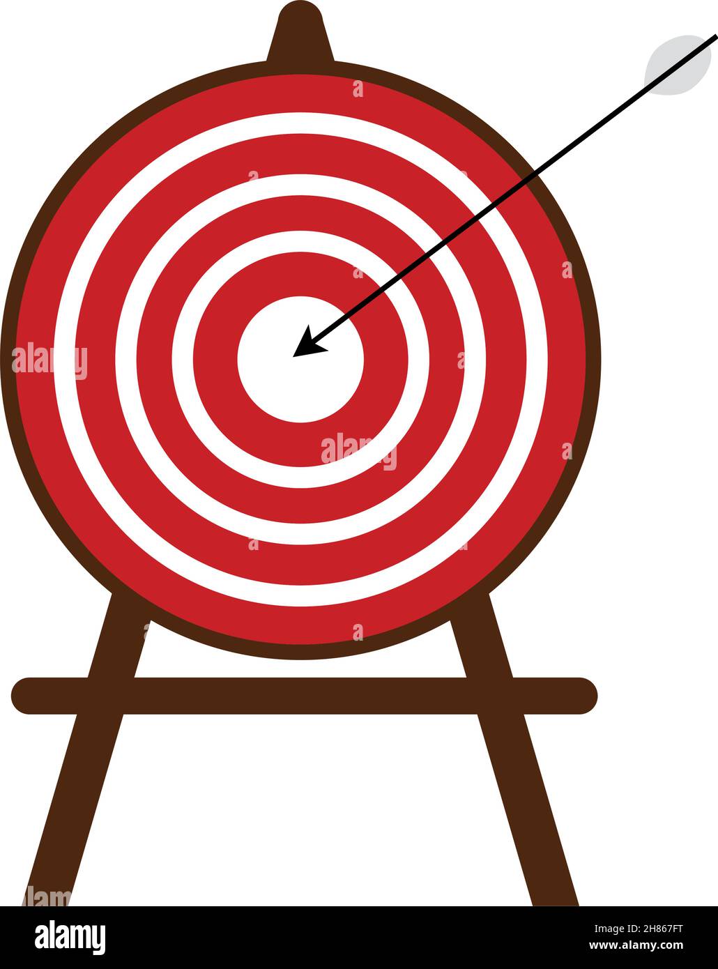 target and arrow Stock Vector Image & Art - Alamy