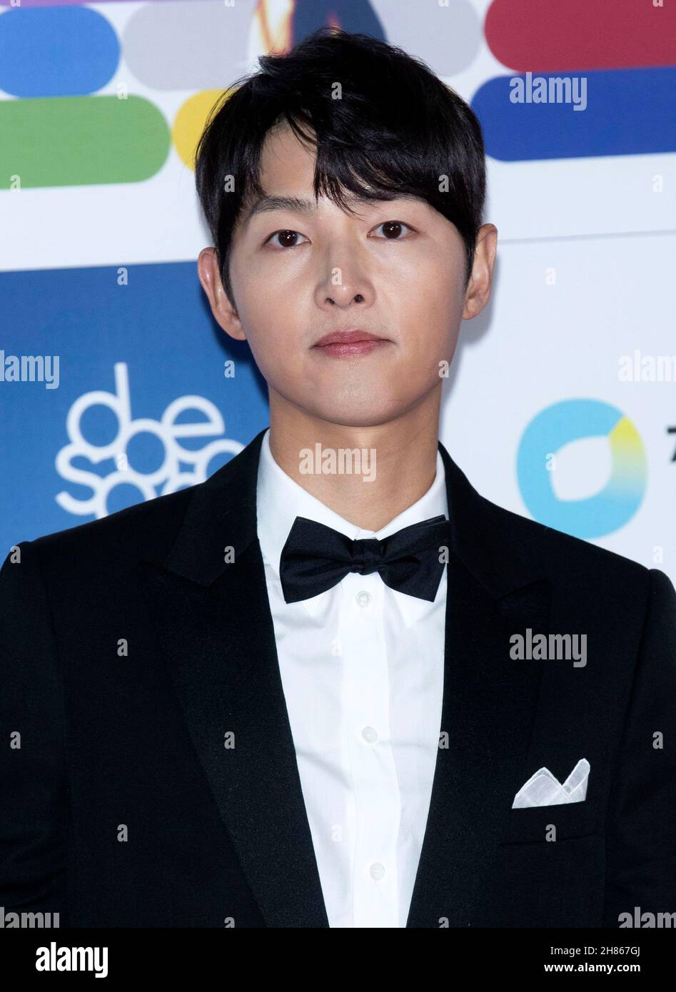 26 November 2021 - Seoul, South Korea : South Korean actor Song Joong ...
