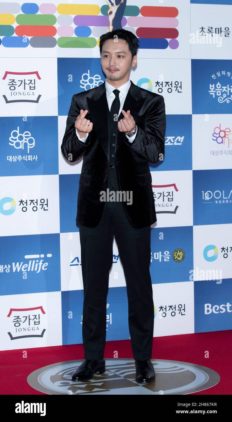 26 November 2021 - Seoul, South Korea : South Korean actor Byun Yo-han ...
