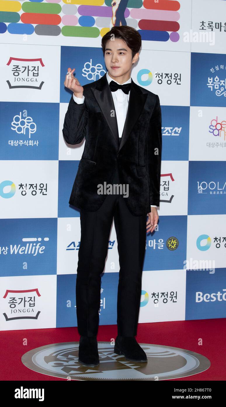 Seoul, South Korea. 26th Nov, 2021. South Korean actor Nam Da-reum ...