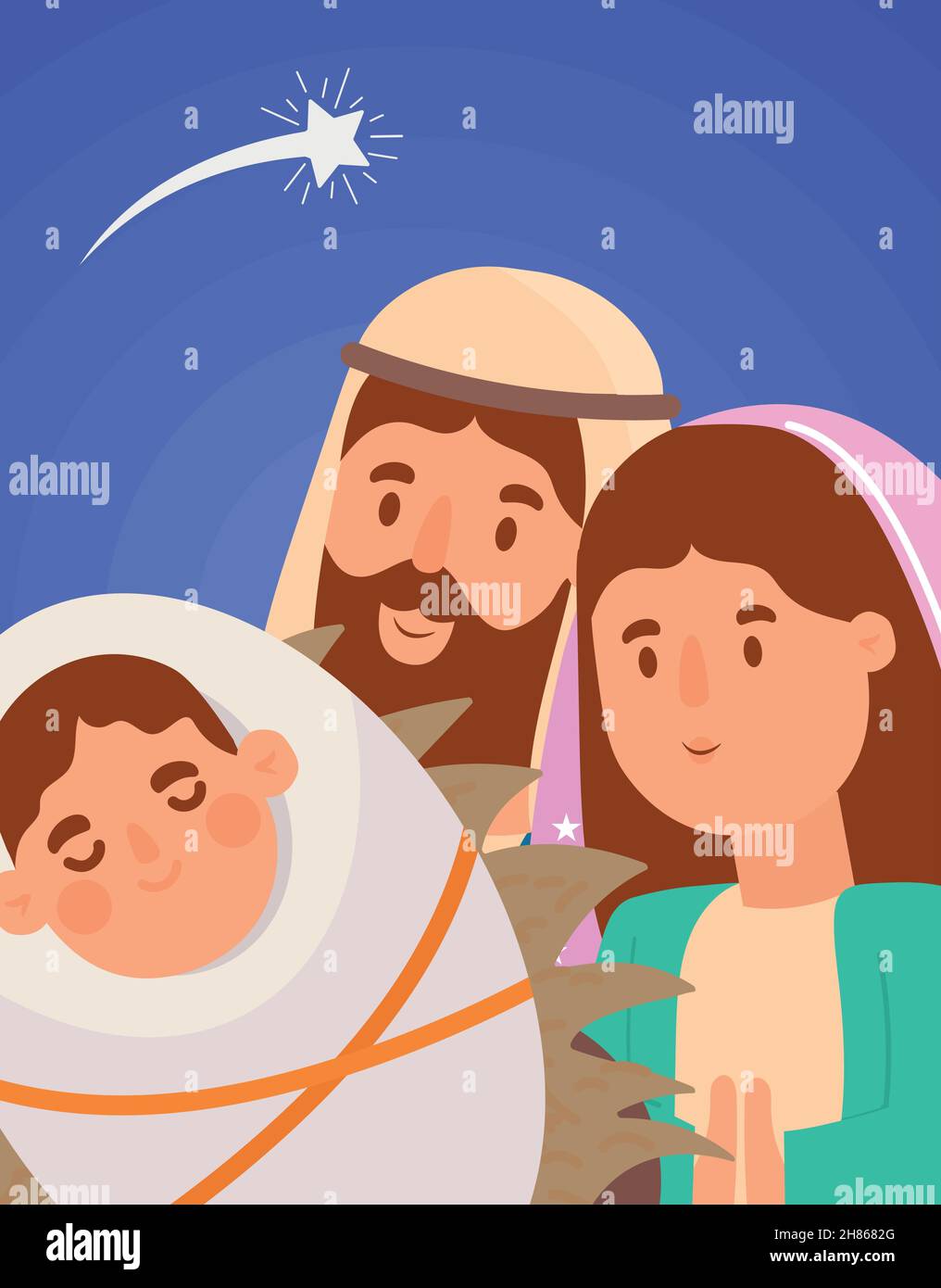 manger family cartoon Stock Vector Image & Art - Alamy
