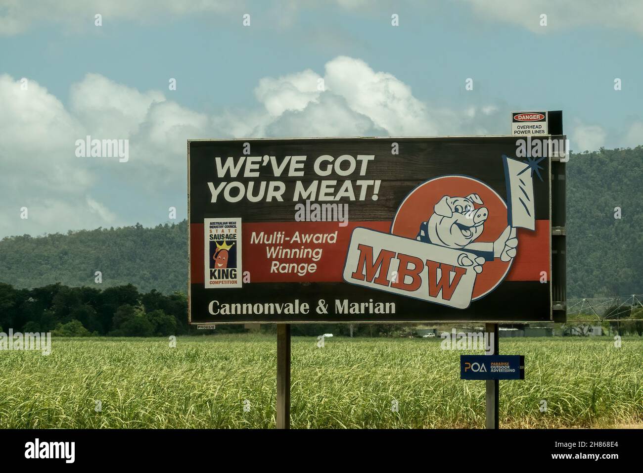 Sausage billboard hi-res stock photography and images - Alamy