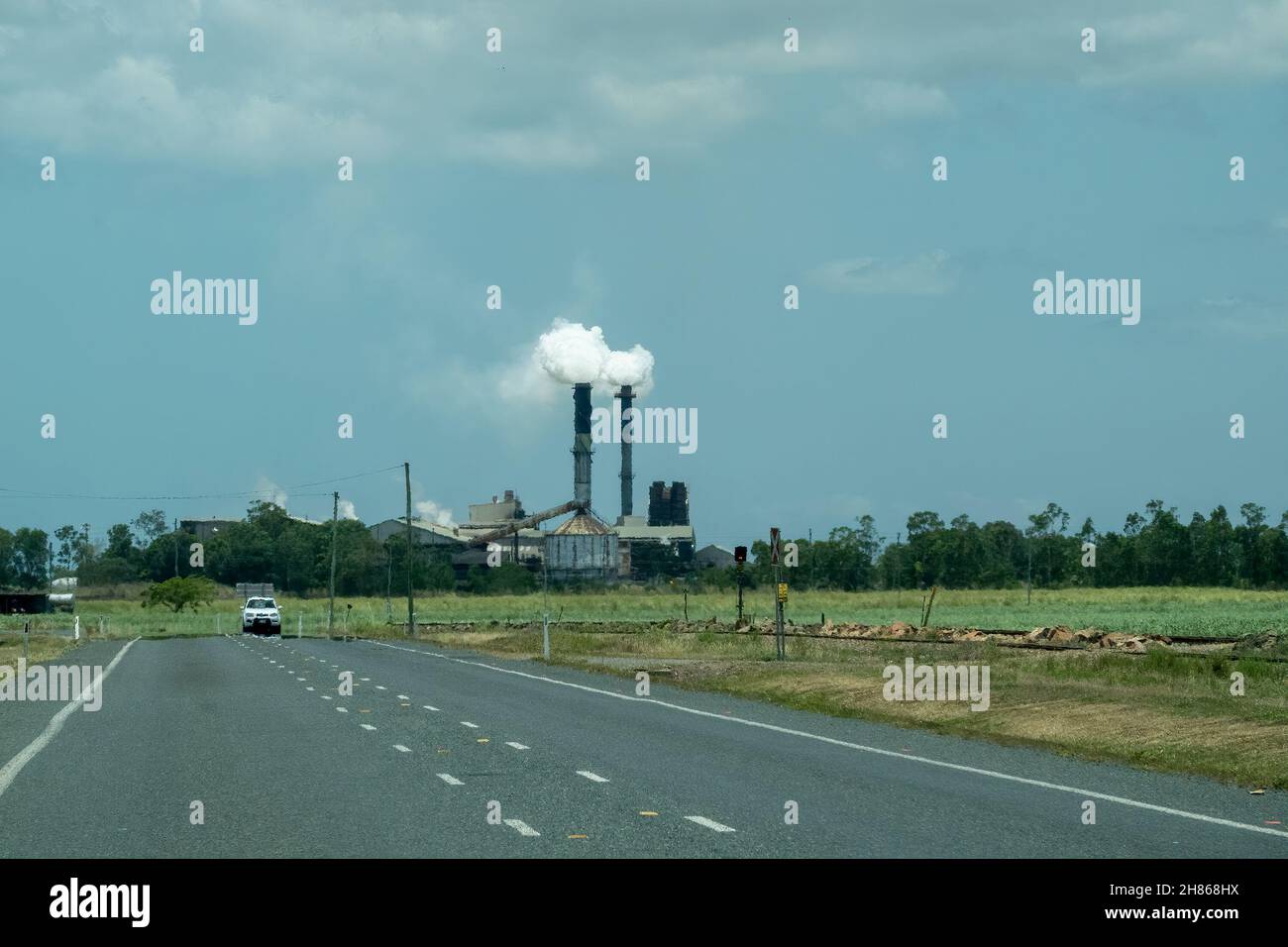 Proserpine, Queensland, Australia - November 2021: A sugar mill ...