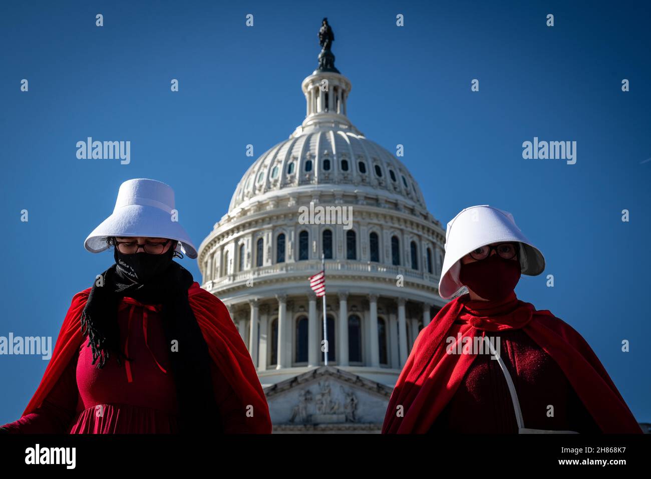 Handmaids tale protest hi-res stock photography and images - Alamy