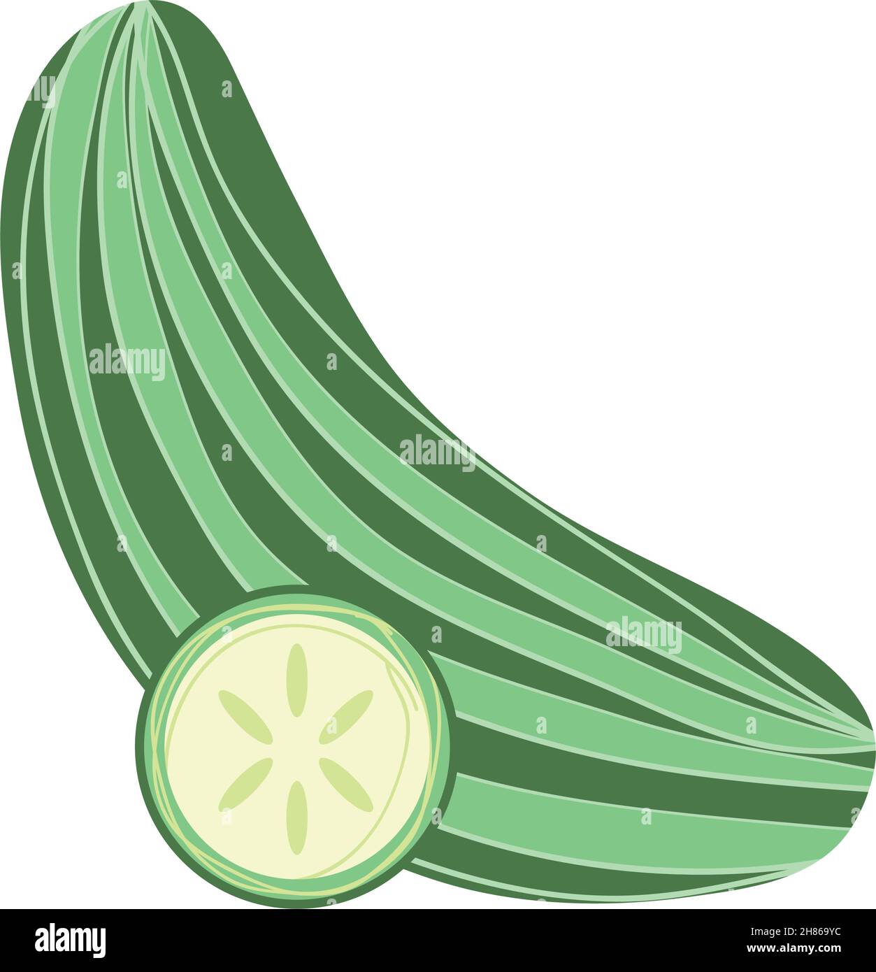 cucumber fresh icon Stock Vector Image & Art - Alamy