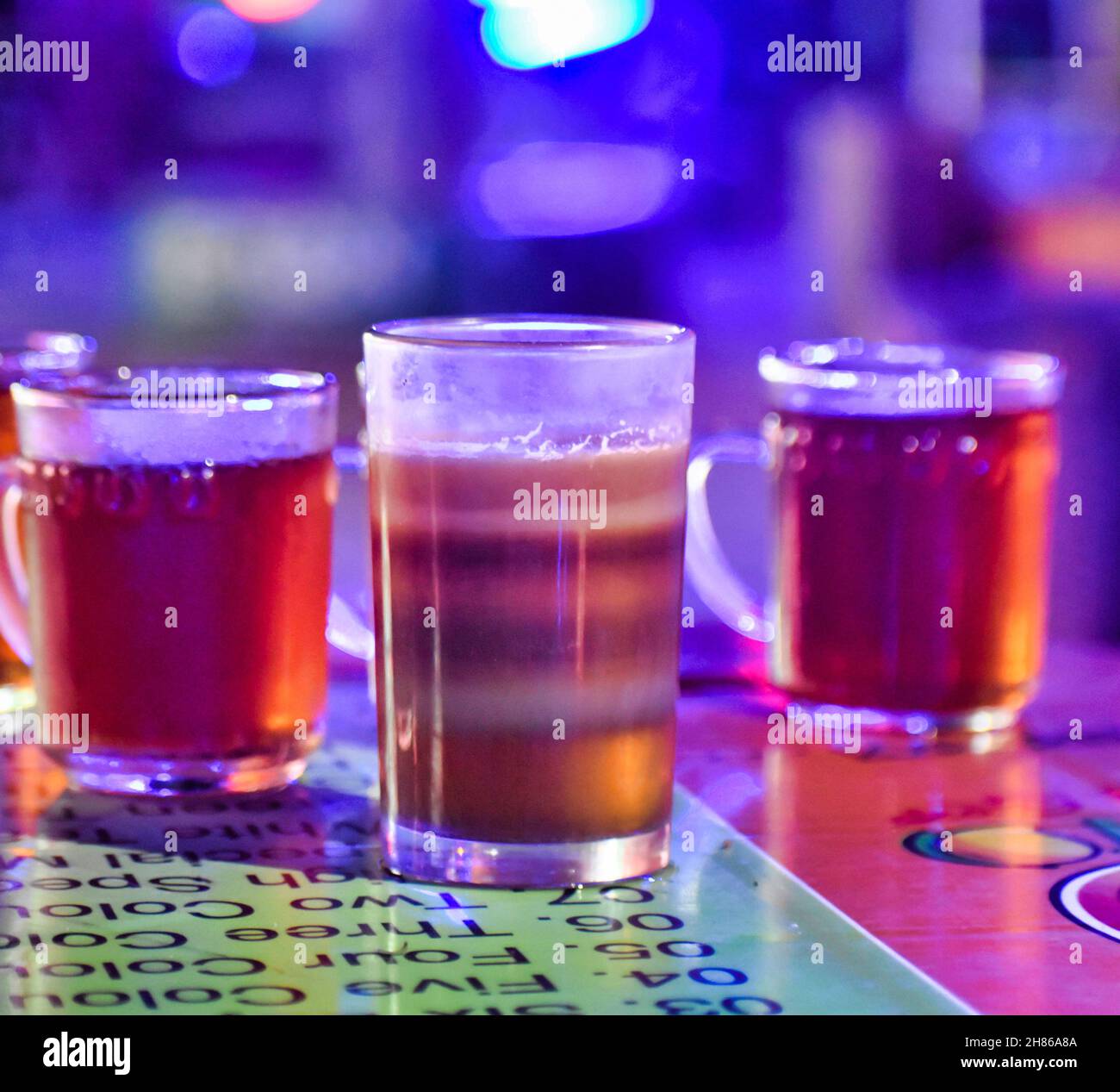 Bangladeshi Traditional seven Layer Tea and Rooibos tea Stock Photo - Alamy