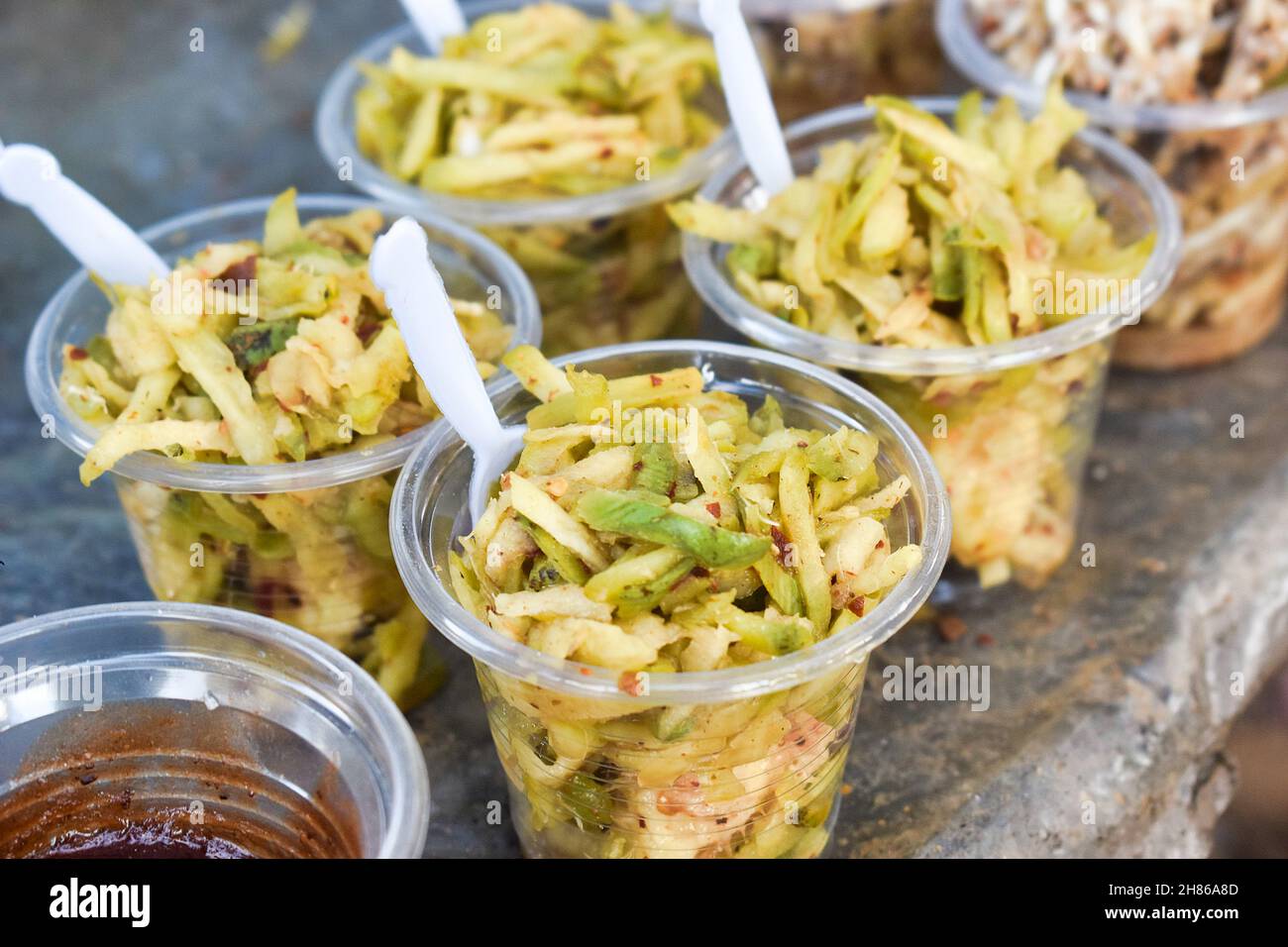 Fresh green hog plum hi-res stock photography and images - Alamy