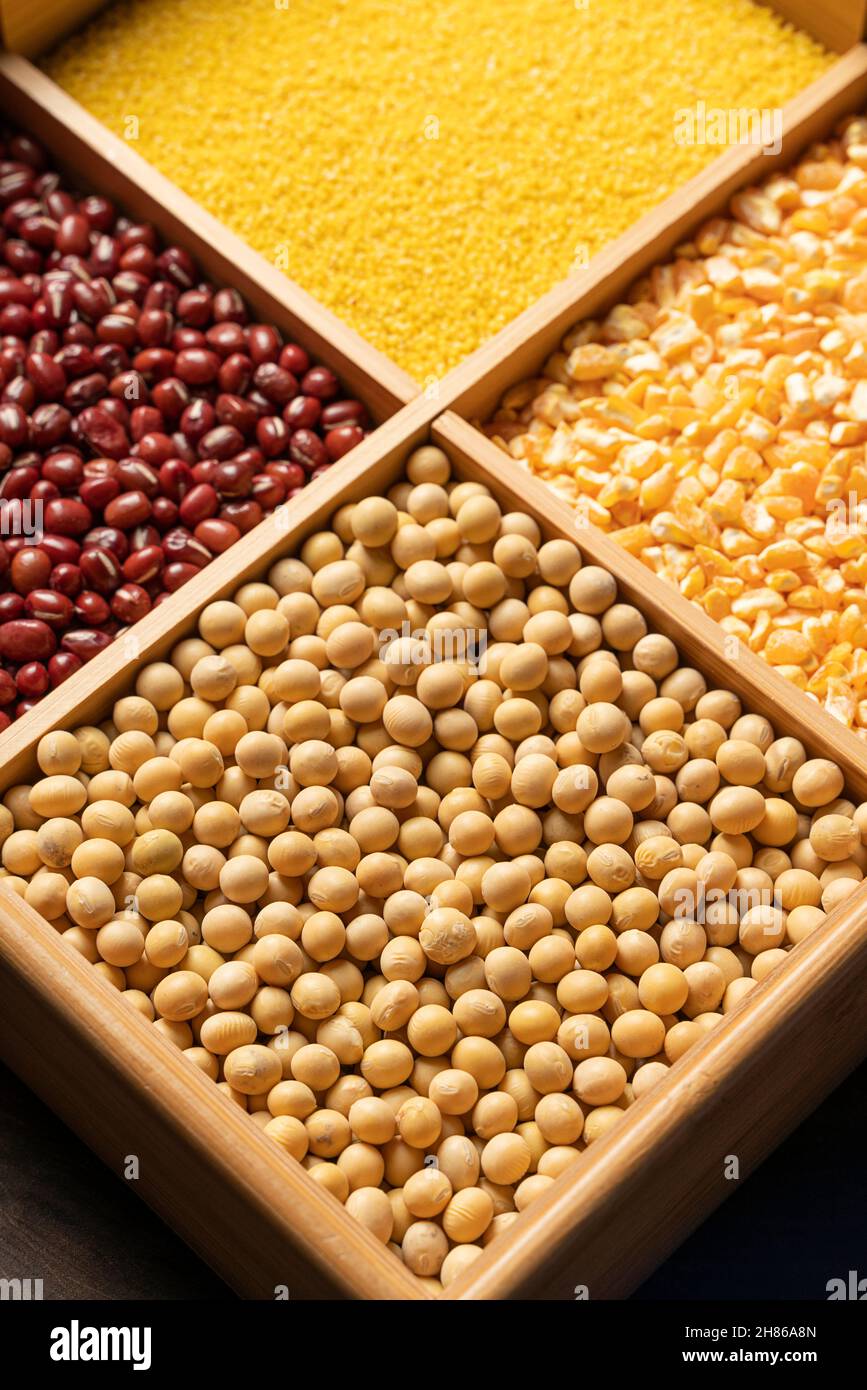 A lot of nutritious grains Stock Photo - Alamy
