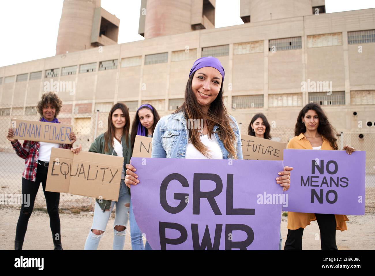 Protest multicultural hi-res stock photography and images - Alamy