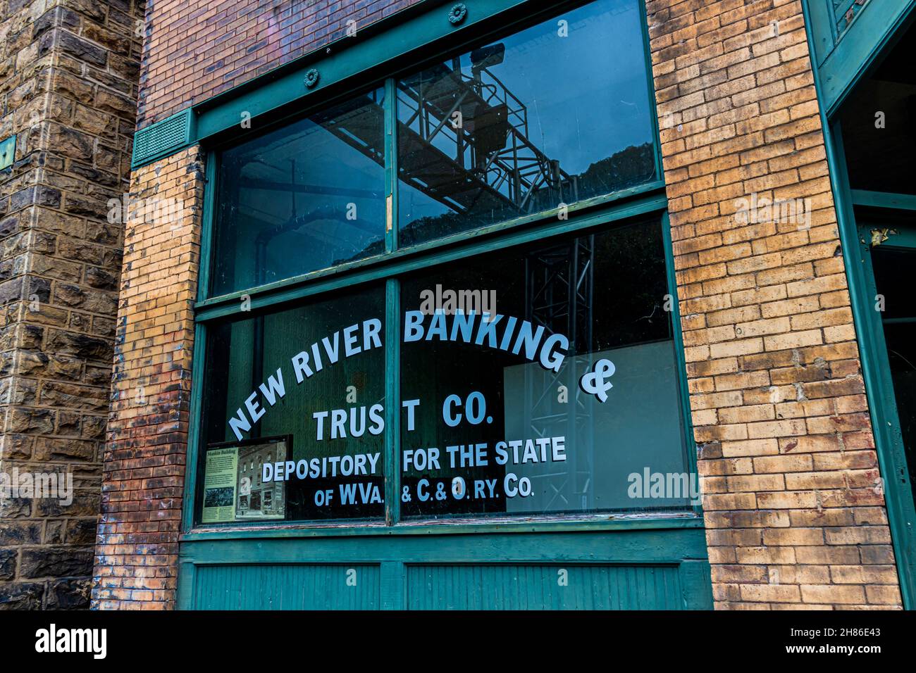 One of The Abandoned Bank Buildings in Downtown Thurmond Beside The ...