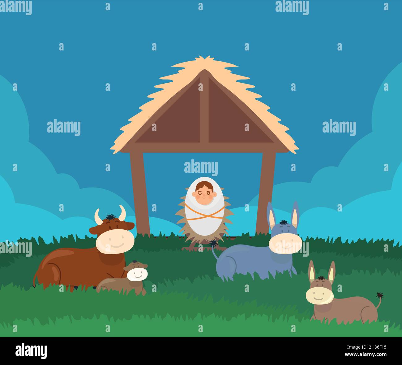 Men with baby animals Stock Vector Images - Alamy