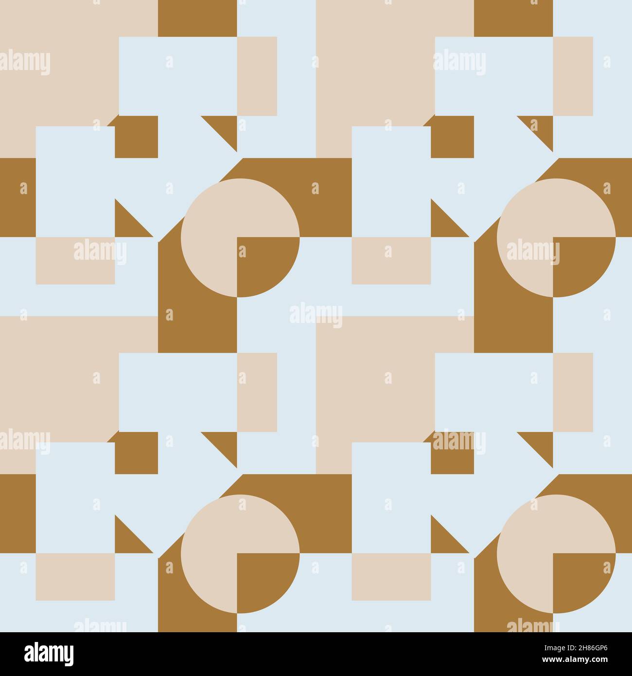 Seamless pattern, infinite texture - Illustration - on a square ...