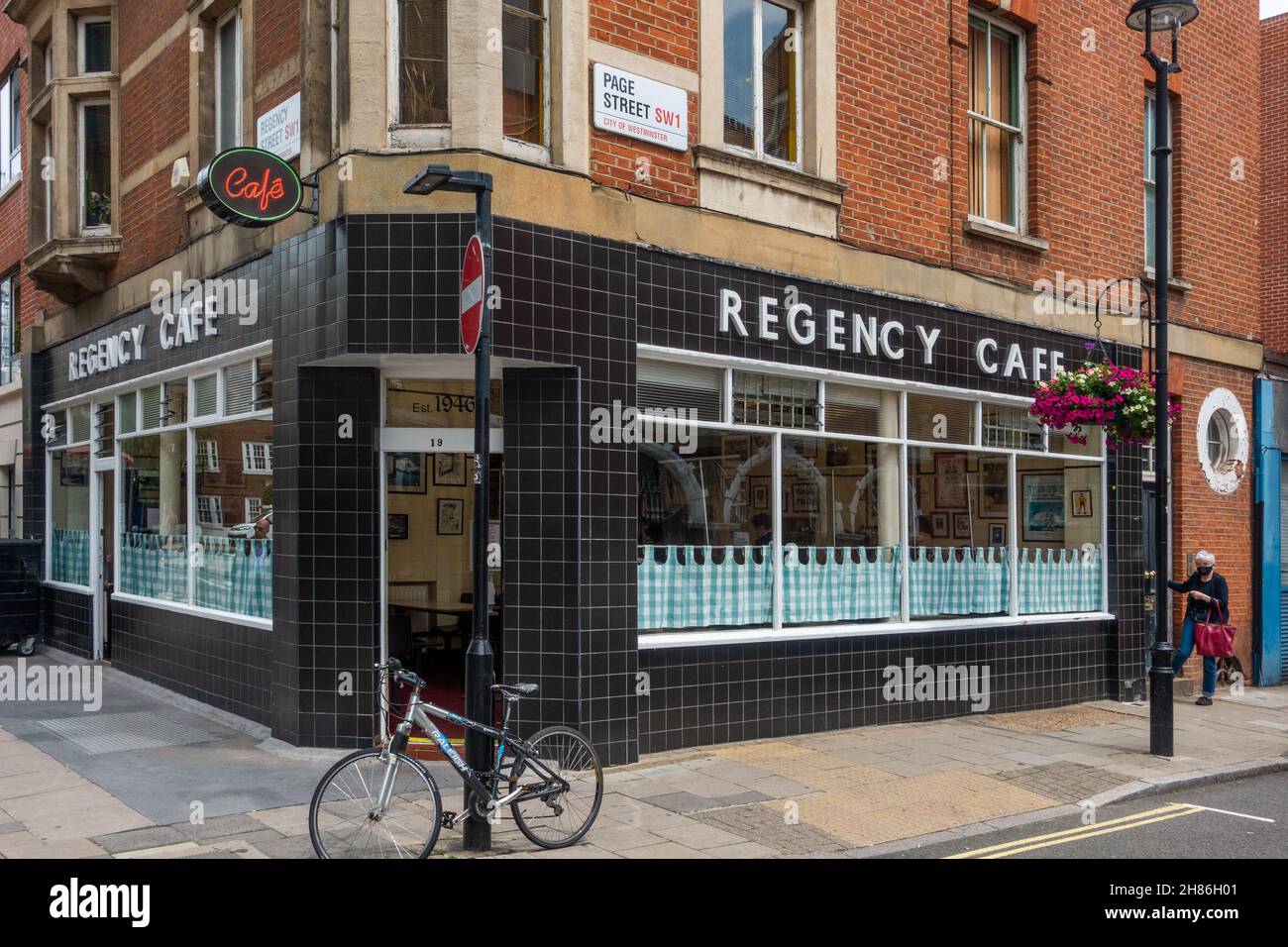 Regency Cafe, Westminster, London Stock Photo - Alamy