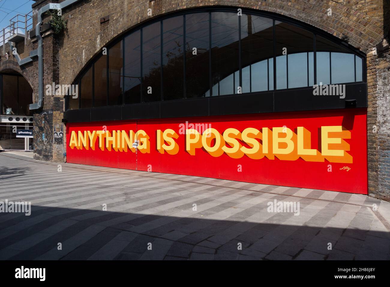 Archway sign in developing area of camden hi-res stock photography and ...