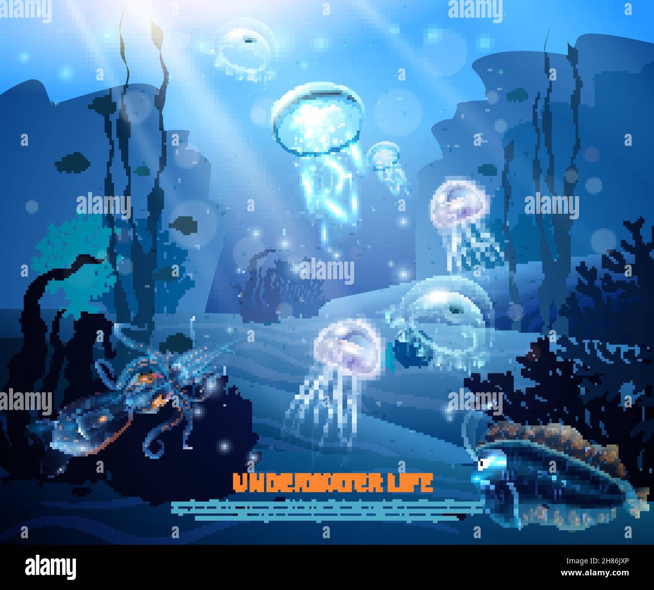 Reef glow Stock Vector Images - Alamy