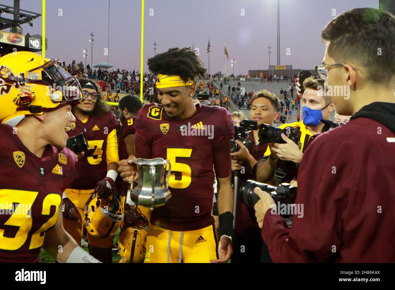 Arizona Wildcats vs. Arizona State Sun Devils Stock Photo - Alamy