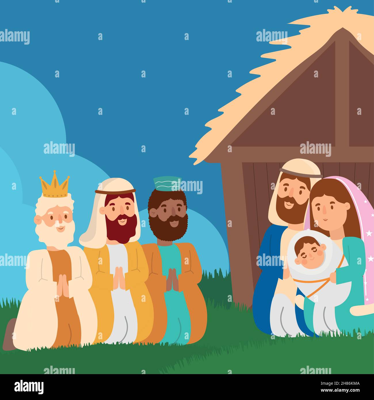 Infant virgin mary Stock Vector Images - Alamy