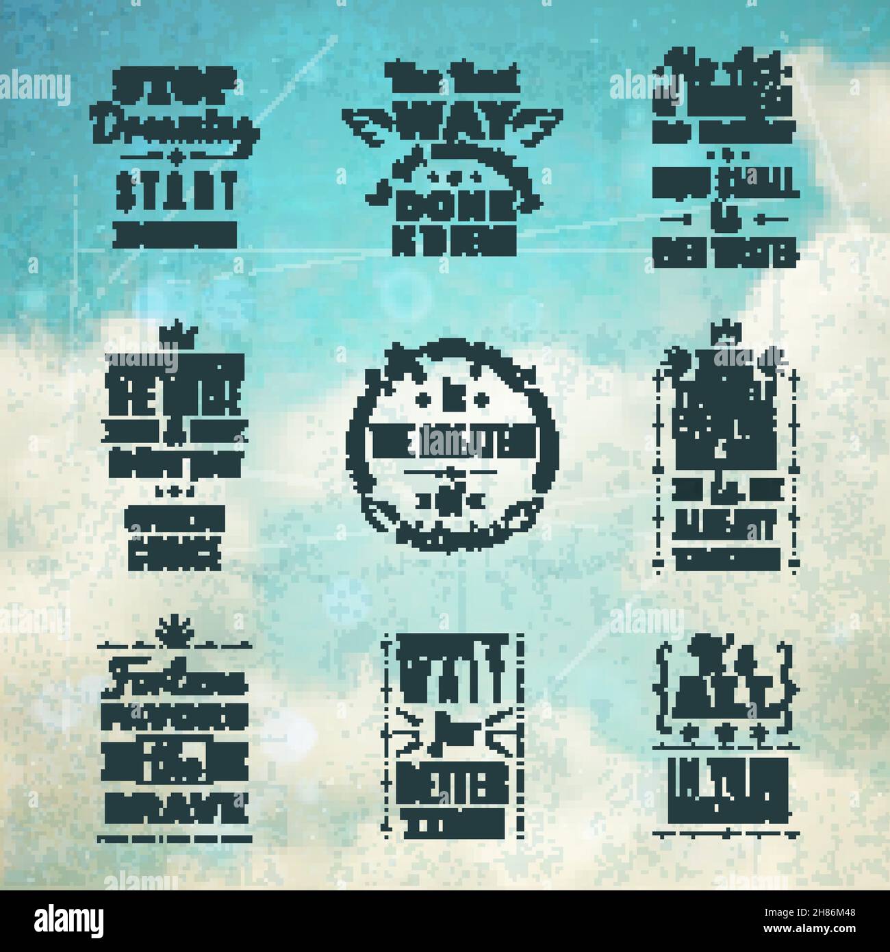 Affirmation poster Stock Vector Images - Alamy