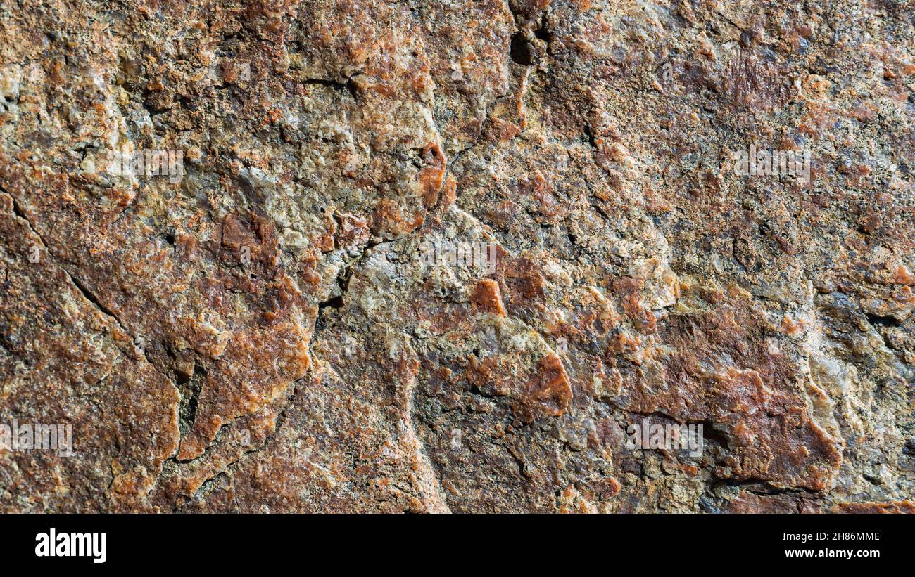 Cracked granite stone texture. Granite rock surface. Natural stone ...