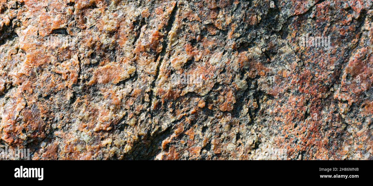 Cracked granite stone texture. Granite rock surface. Natural stone ...