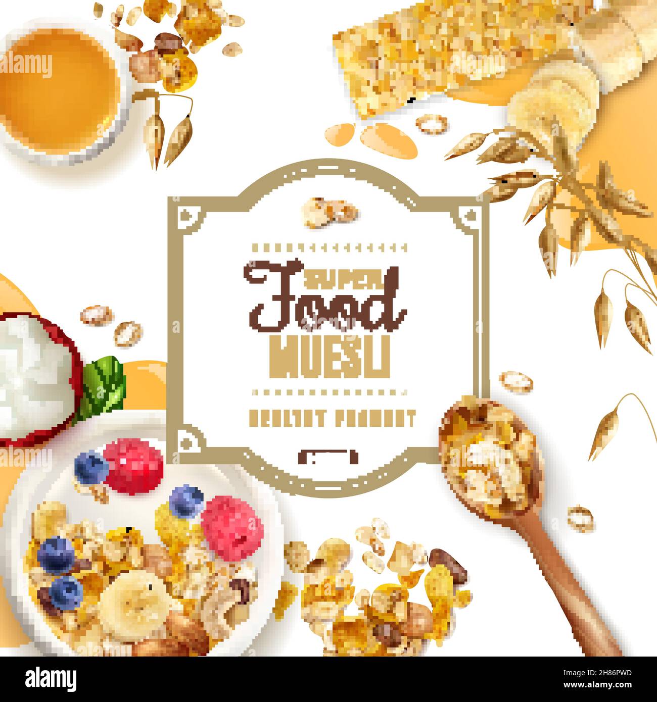 Superfood text Stock Vector Images - Alamy