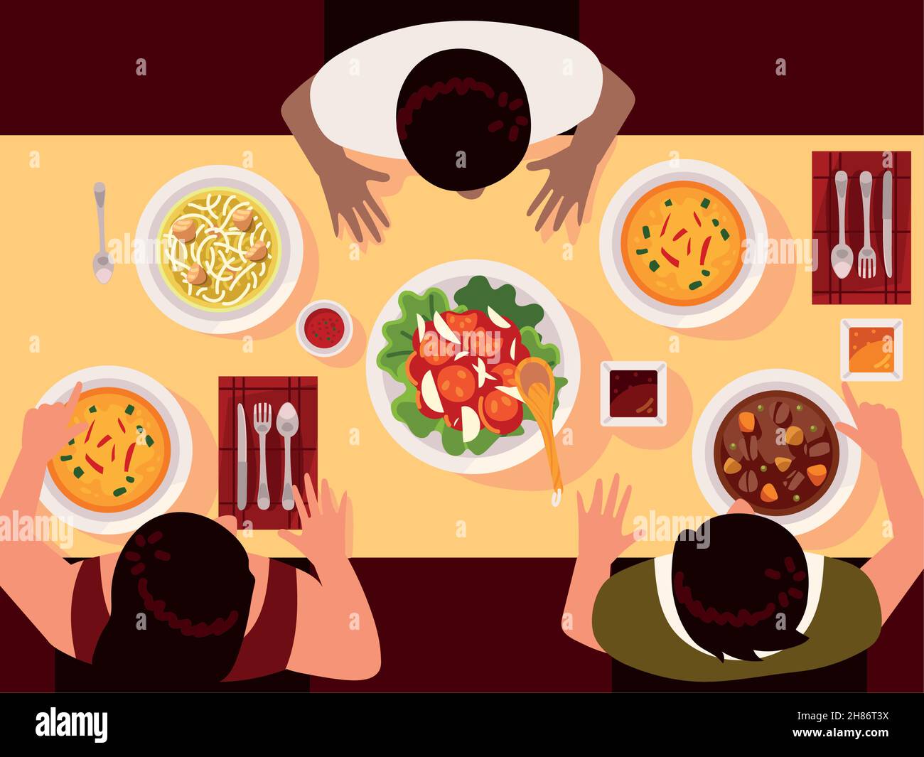 Communal together Stock Vector Images - Alamy