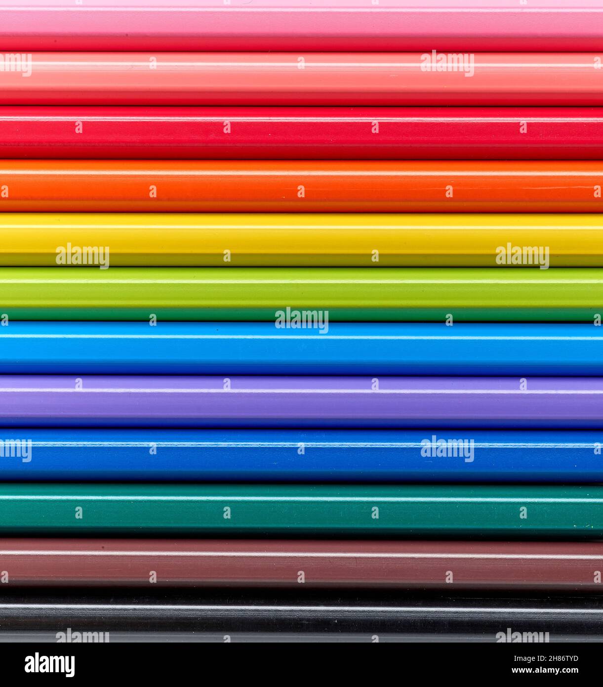 colorful wooden color pencils background Stock Photo - Alamy