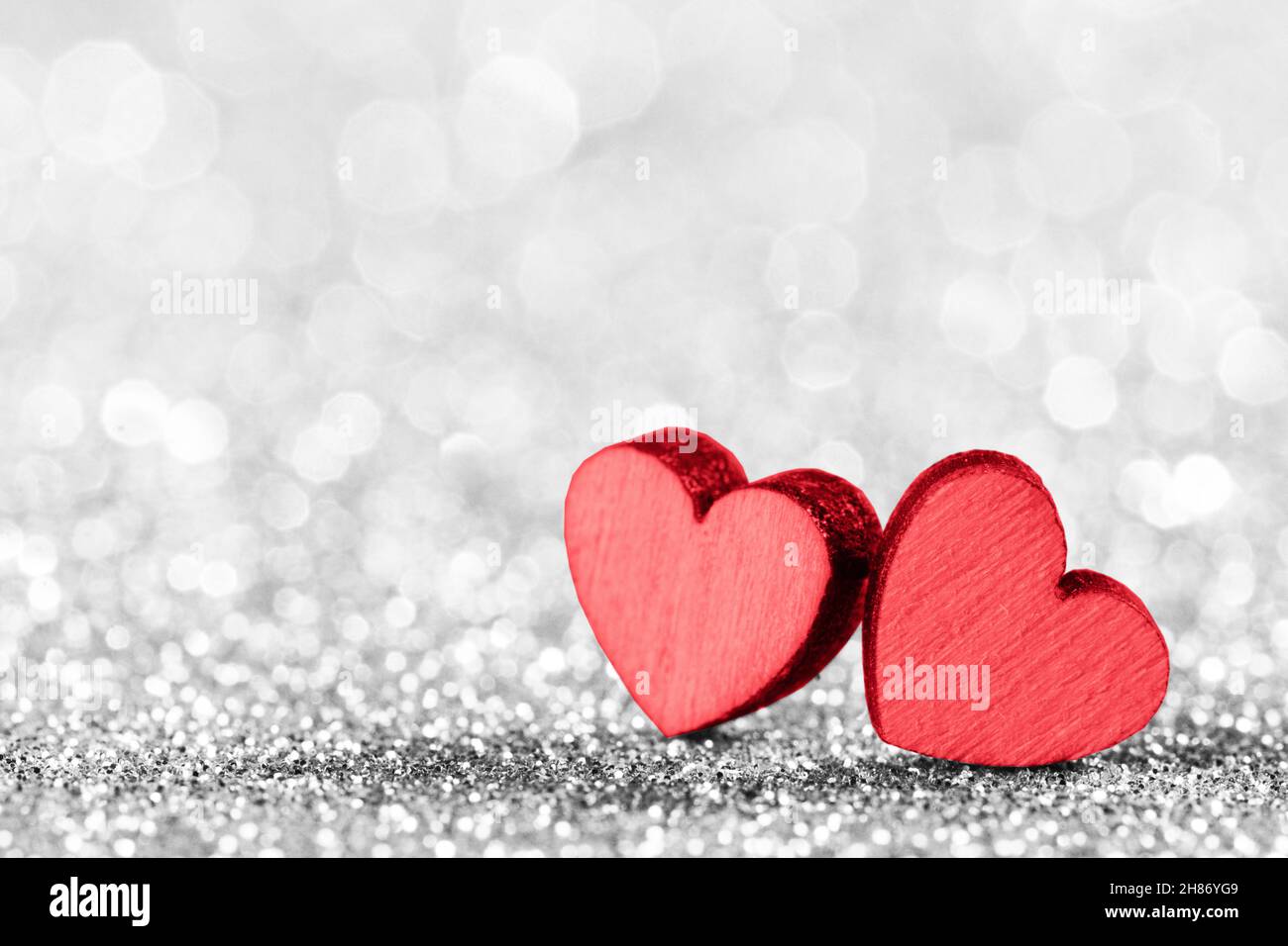 Red And Silver Wedding Background