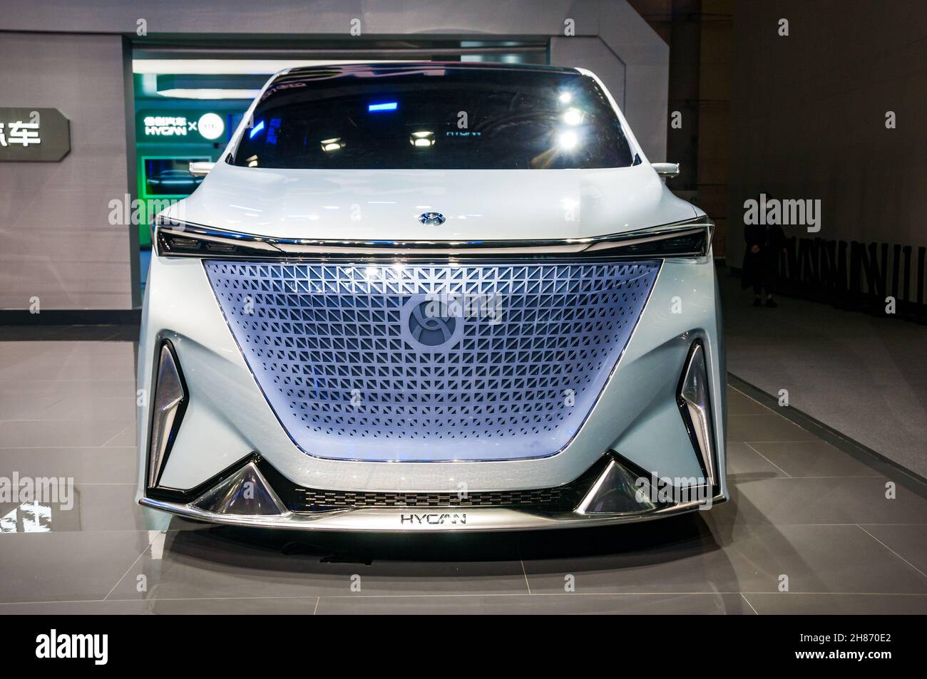 Hycan Concept M on display at the 2021 Guangzhou Auto Show, Guangdong ...